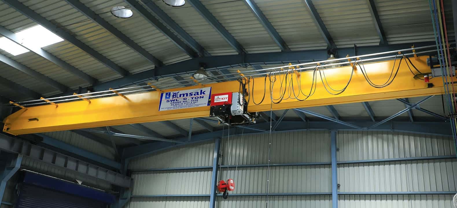 Overhead Crane Manufacturer | Amsak Cranes Pvt Ltd